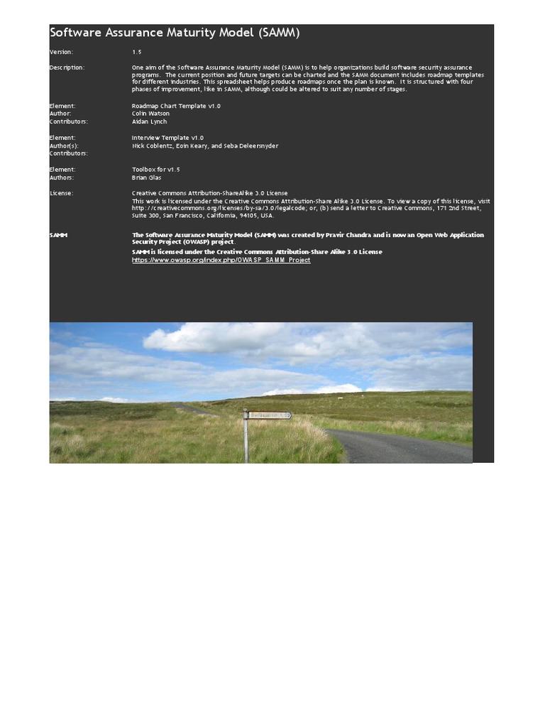 Software Assurance Maturity Model (SAMM) | PDF | Regulatory Compliance ...