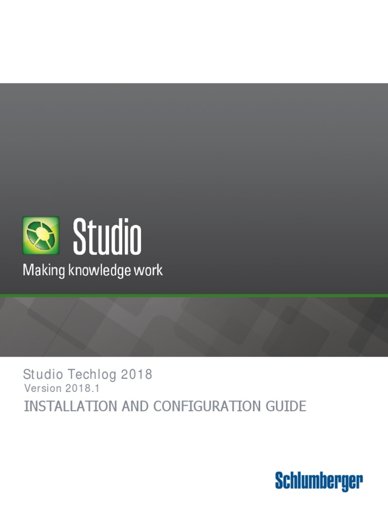 Studio Techlog 2018 1 Installation Configuration Guide | PDF | Microsoft Sql Server | Databases