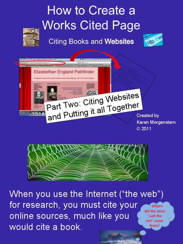 How To Cite Websites | PDF | Citation | World Wide Web
