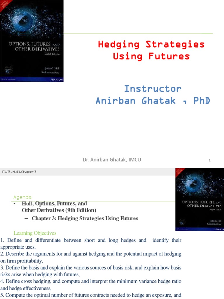 Hull Chapter 3 | PDF | Hedge (Finance) | Futures Contract