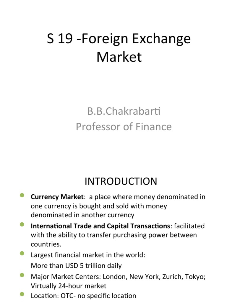 Forex Market Overview and Dynamics | PDF | Foreign Exchange Market ...