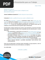 Modelo de Carta de Presentación de Una Empresa Constructora | PDF