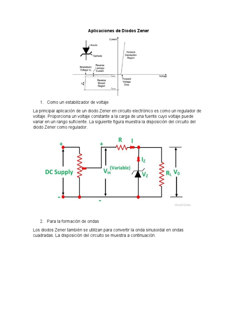 Aplicaciones de Tipos de Diodos | PDF | Rectificador | Diodo