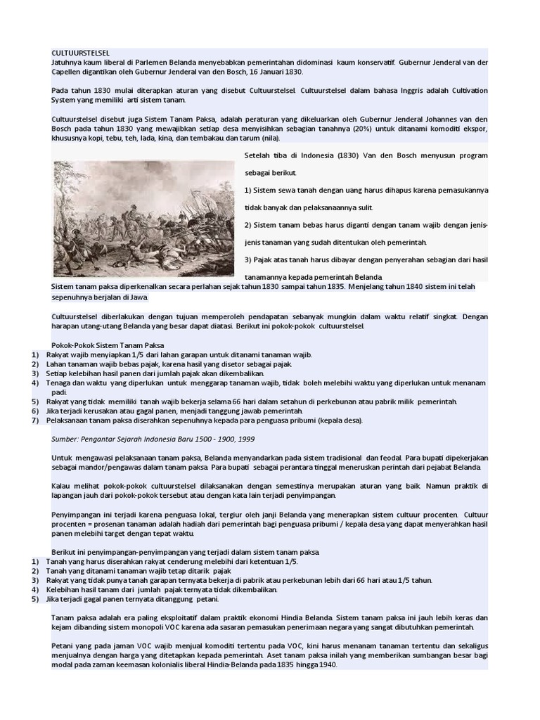 CULTUURSTELSEL | PDF