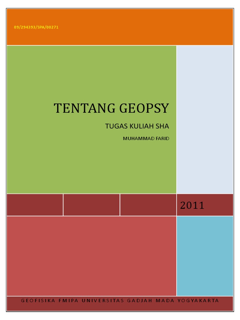 Tentang Geopsy Ref | PDF | Sains & Matematika