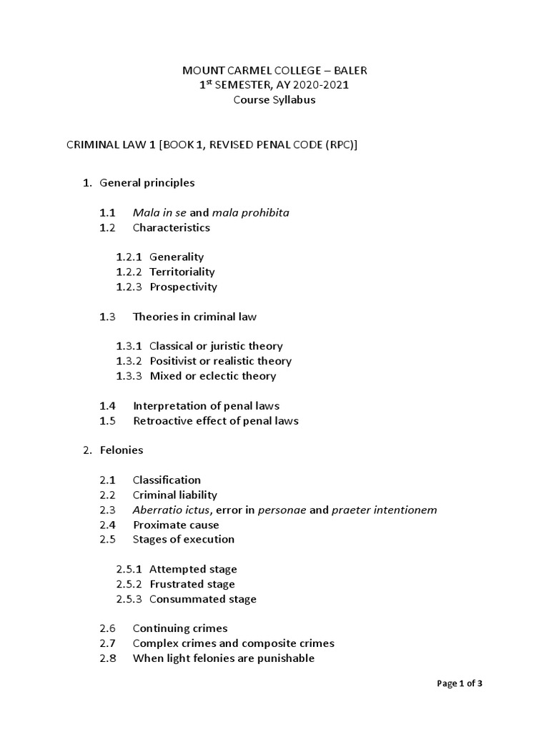 Mala in Se and Mala Prohibita: Page 1 of 3 | Download Free PDF ...
