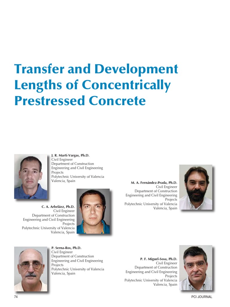 Transfer and Development Length | PDF | Prestressed Concrete | Ultimate ...