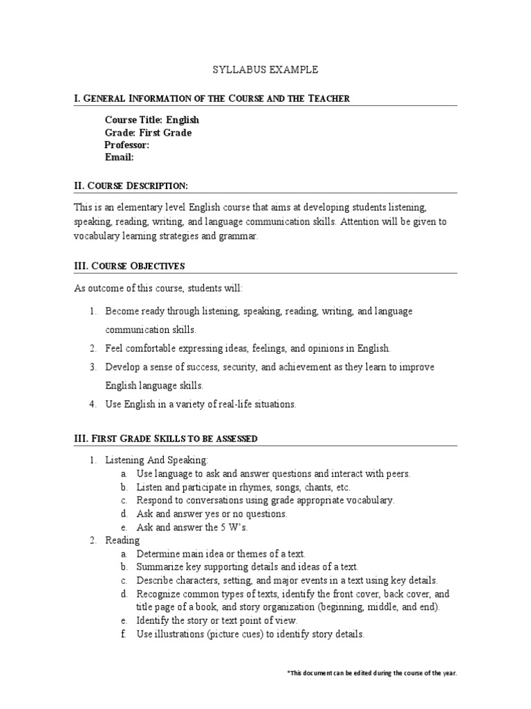 first-grade-english-syllabus-example-pdf-word-english-language