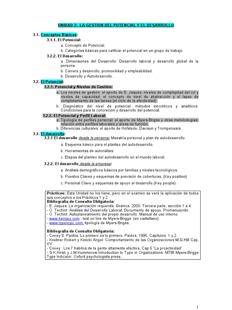 El Potencial Elliott Jaques Myers Briggs | PDF | Toma de decisiones ...