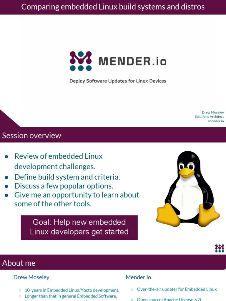 Comparing Embedded Linux Build Systems: Yocto Project, Buildroot, OpenWRT, and Desktop ...