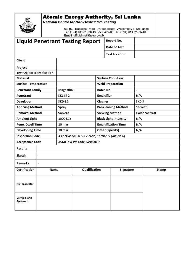 PT Report | PDF