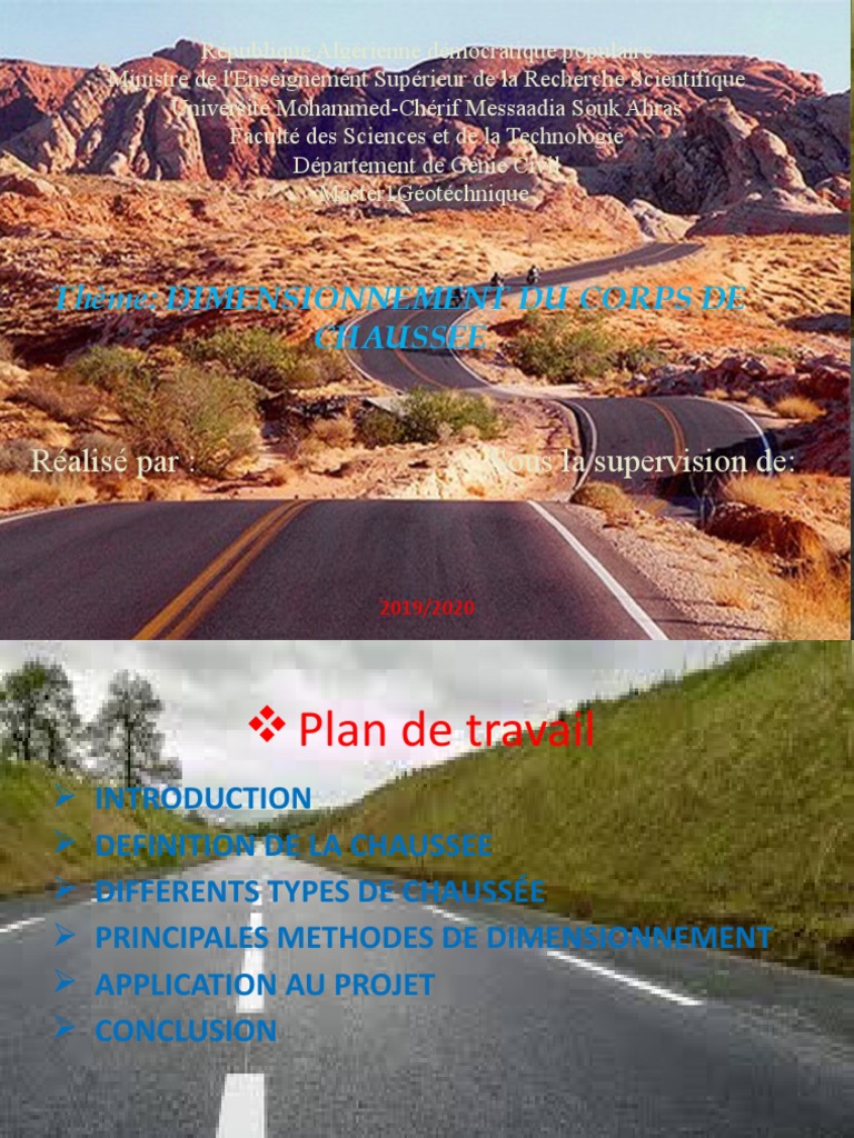 Présentation 1 | PDF | Route | Infrastructure routière
