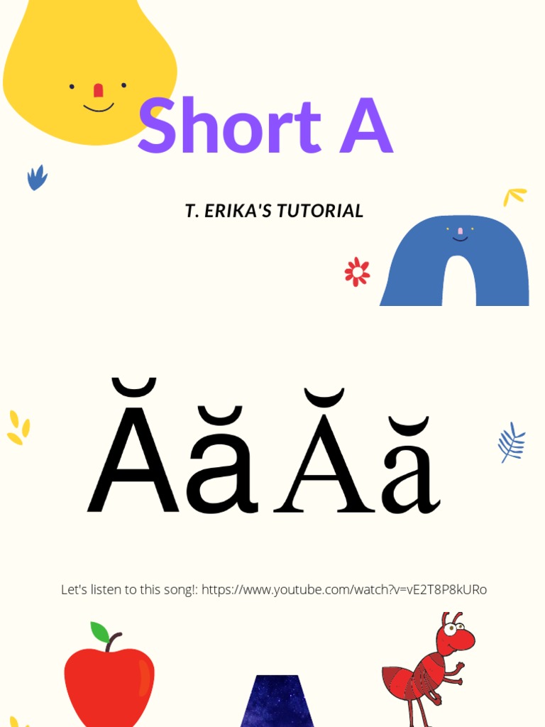Short A and Long A | PDF