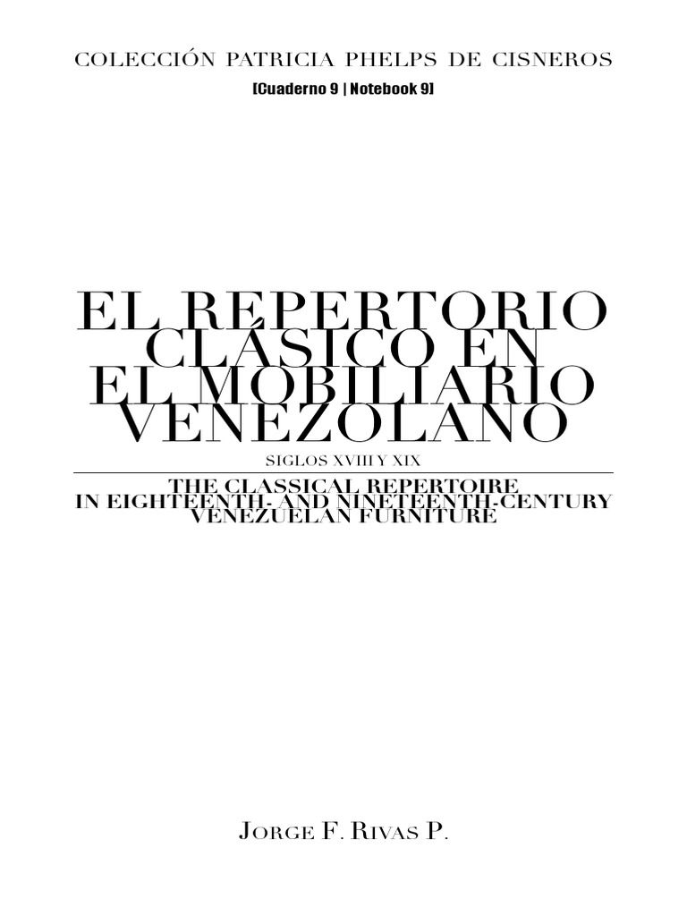 Mobiliario Colonial en Venezuela PDF | PDF | Gabinetes | Mueble