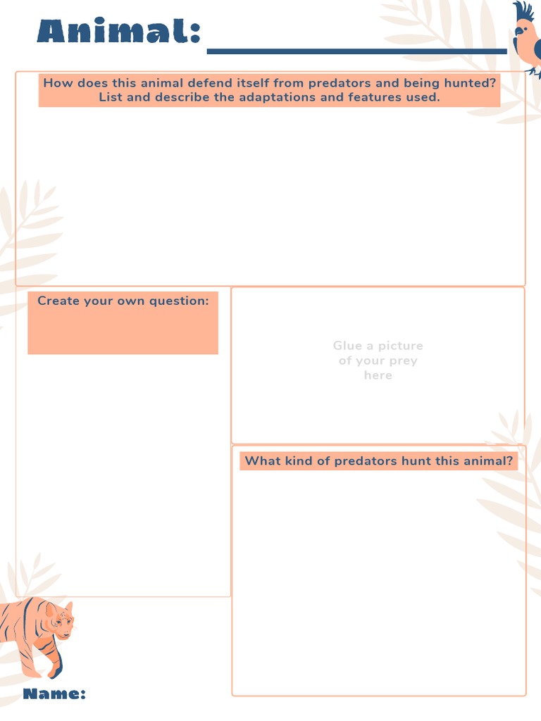 Animal Defense Mechanisms Explained | PDF | Wellness