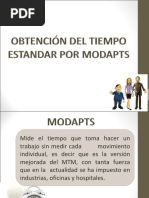Tabla para MODAPTS | PDF