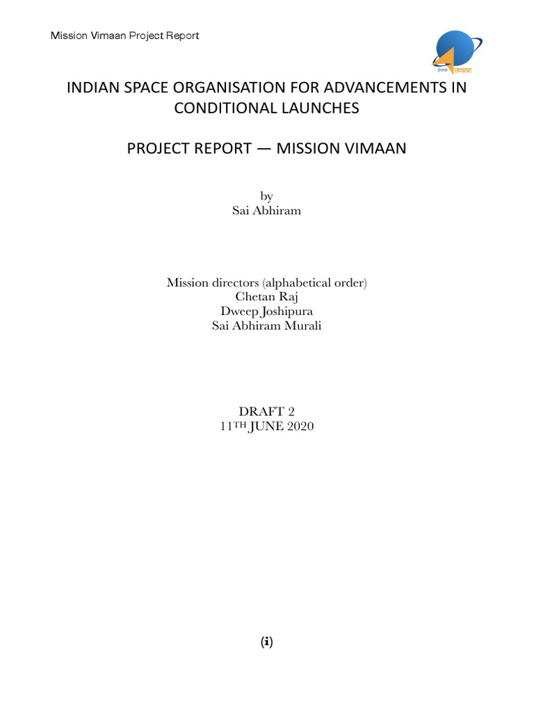 Mission Vimaan | PDF | Servomechanism | Aerospace