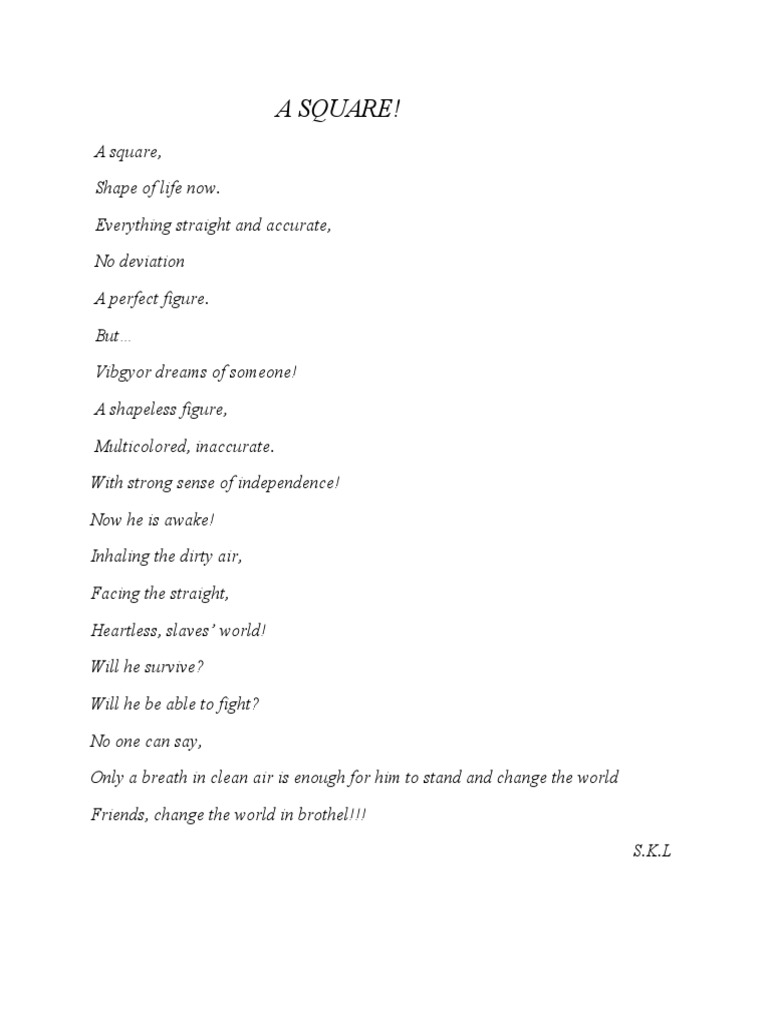 A Square | PDF
