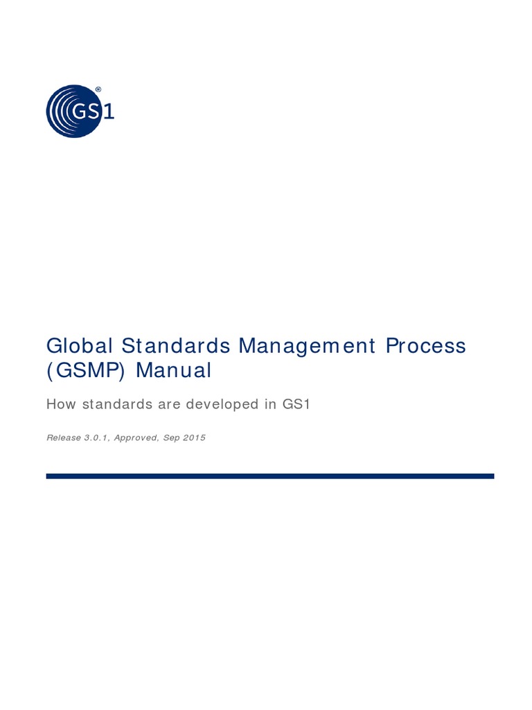 Global Standards Management Process Manual PDF | PDF | Specification ...