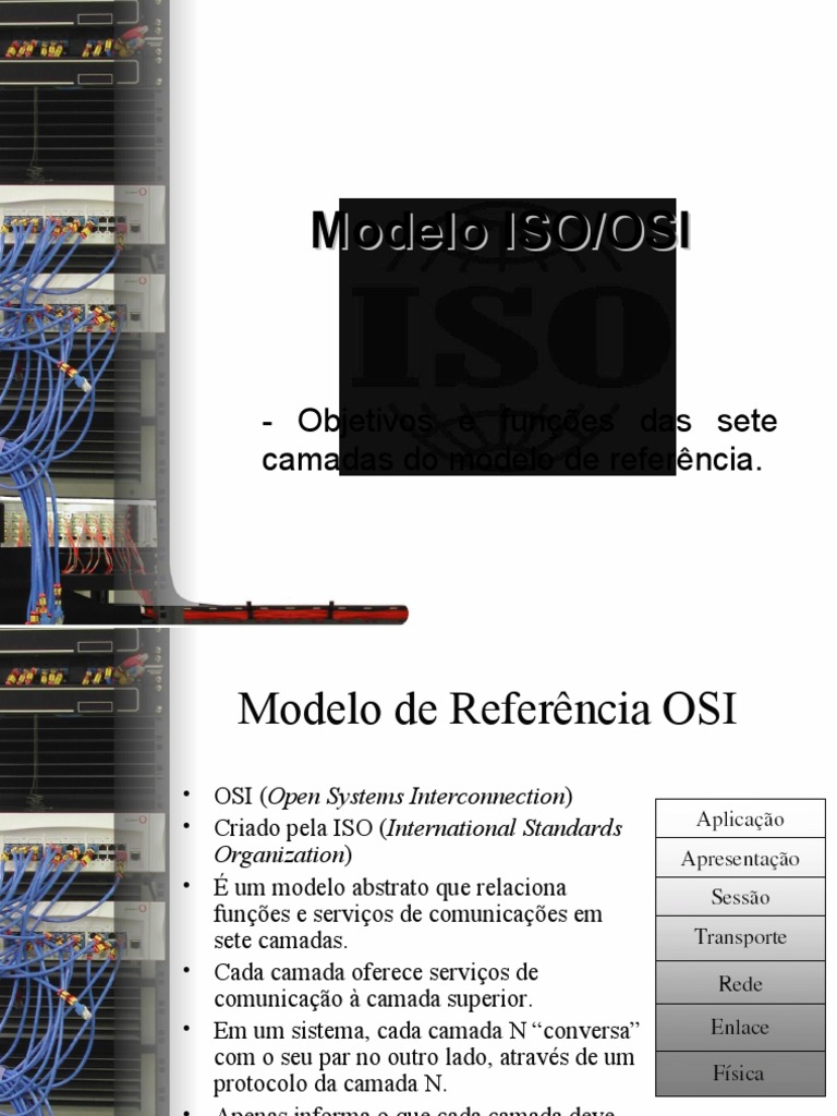 8 - Modelo ISO-OSI | PDF | Modelo OSI | Rede de computadores