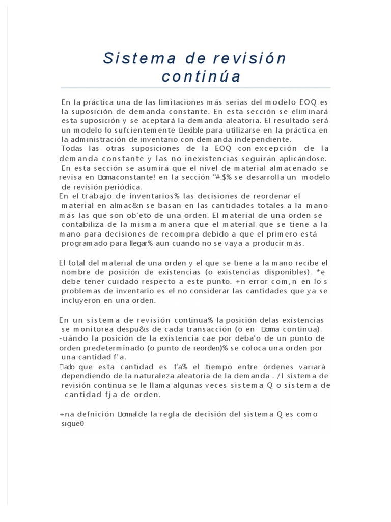 (PDF) Sistema de Revisión Continúa y Periódica | PDF | Contabilidad de ...