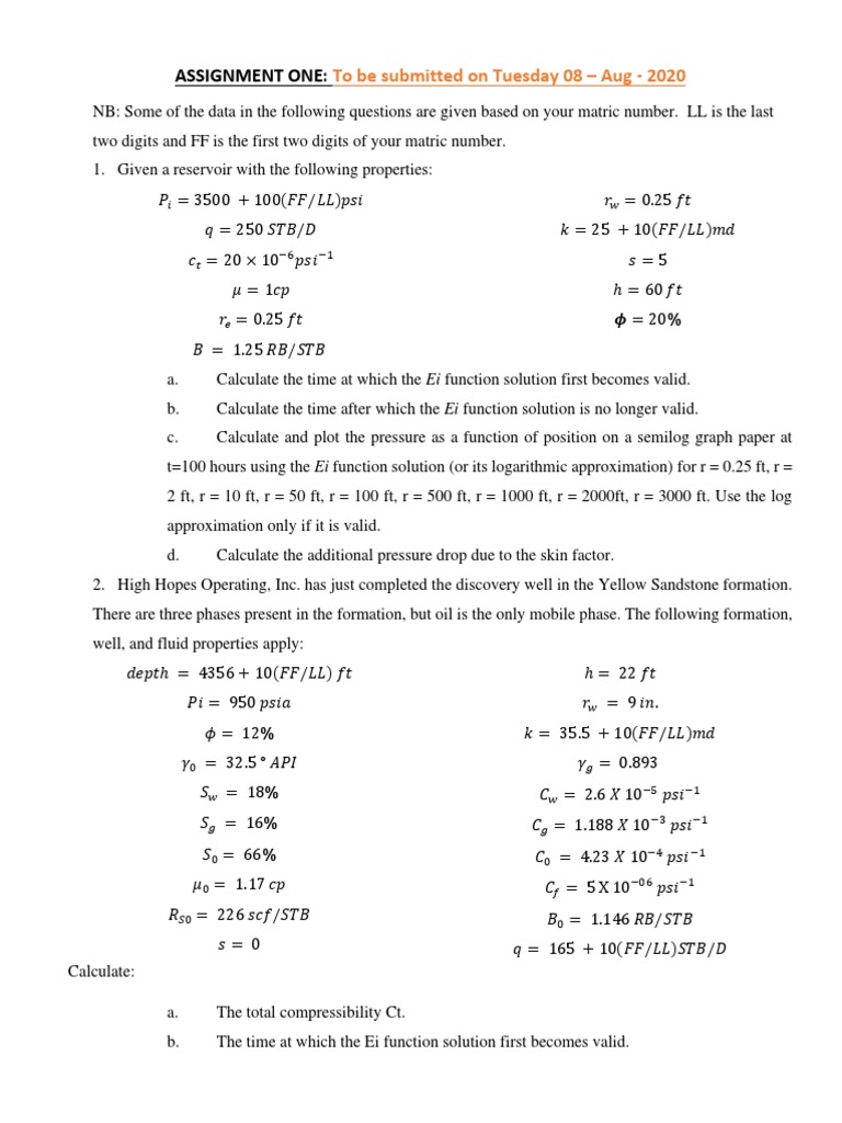 Assignment 1 | PDF | Continuum Mechanics | Chemical Engineering