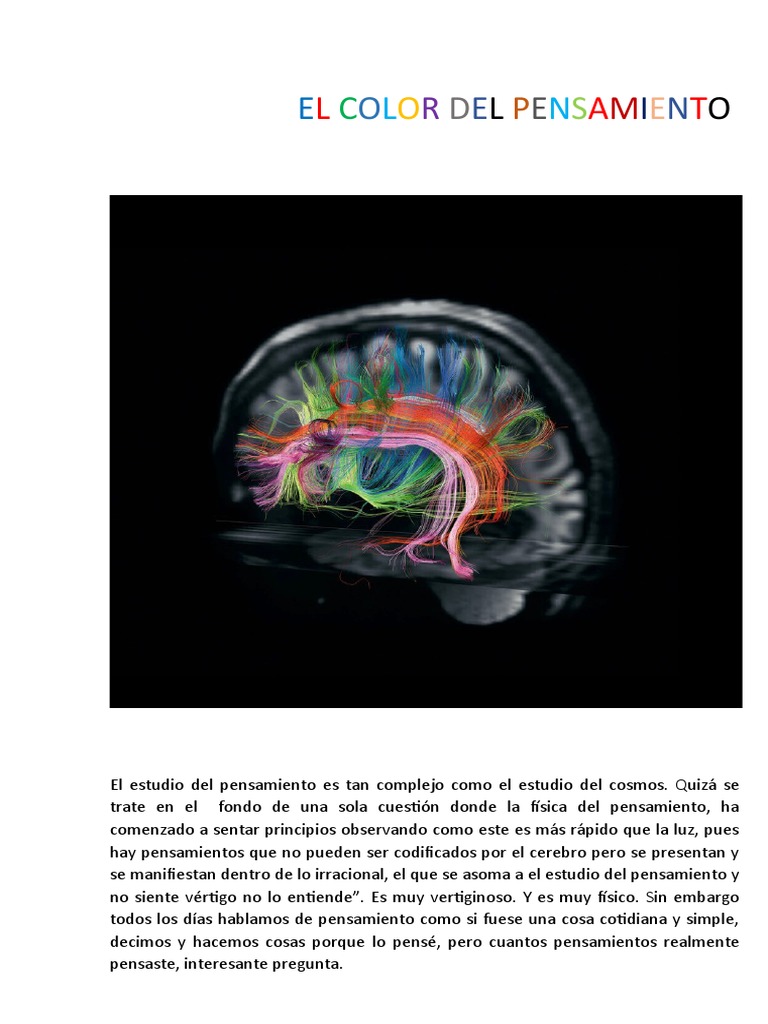 El Color Del Pensamiento | PDF