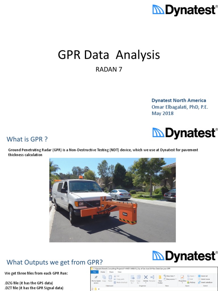 GPR Data Analysis with RADAN 7 | PDF | Comma Separated Values ...