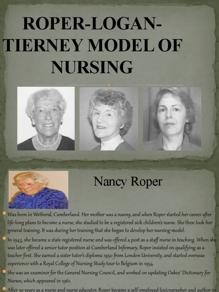 Roper Logan Tierney | PDF | Medicine | Health Care