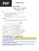 Will vs Going To Worksheet | PDF
