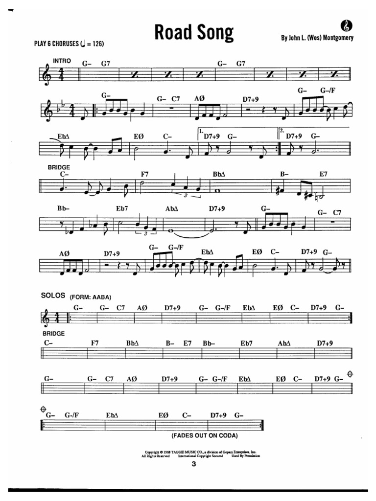 Road Song | PDF