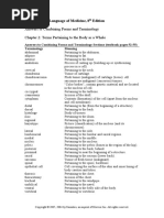 Medical Terminology - Chapter 2 Combining Forms | PDF