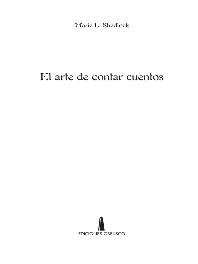 Marie L. Shedlock. El Arte de Contar Cuentos | PDF | Helena de Troya ...