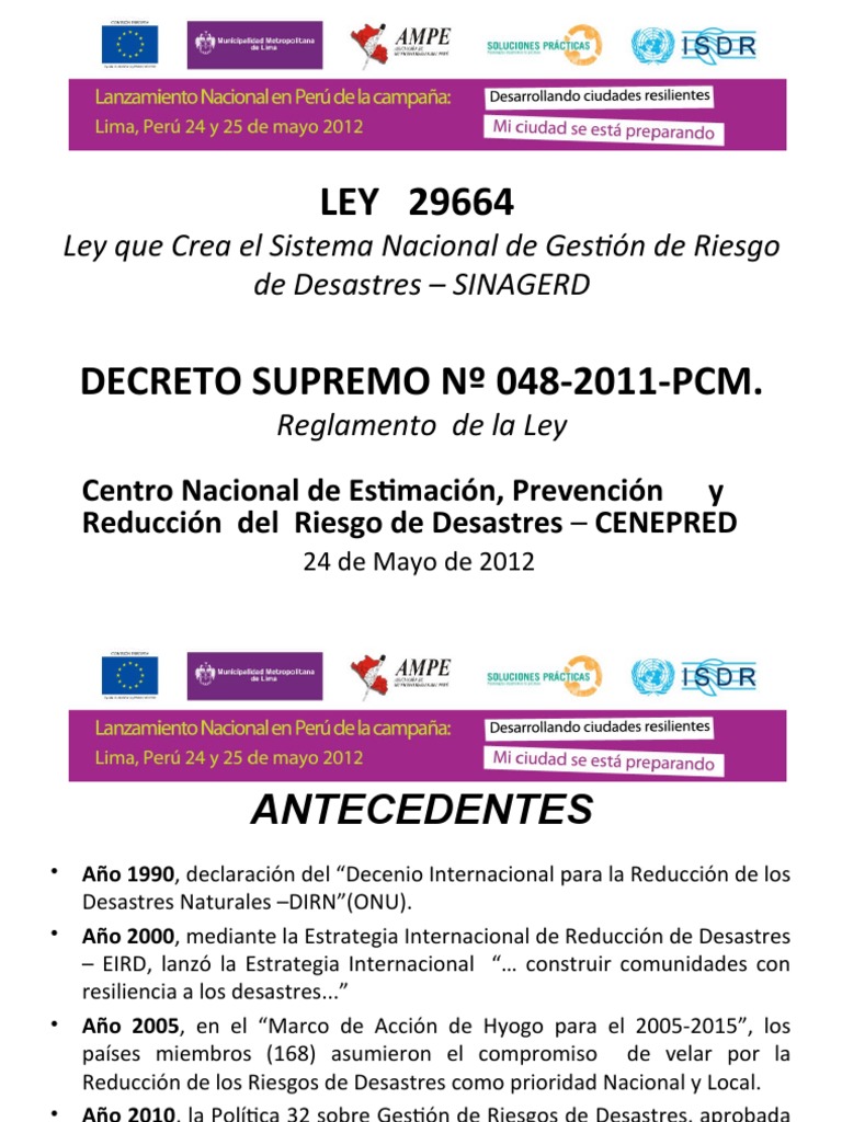 CENEPRED | PDF | Reducción de Desastres | Planificación