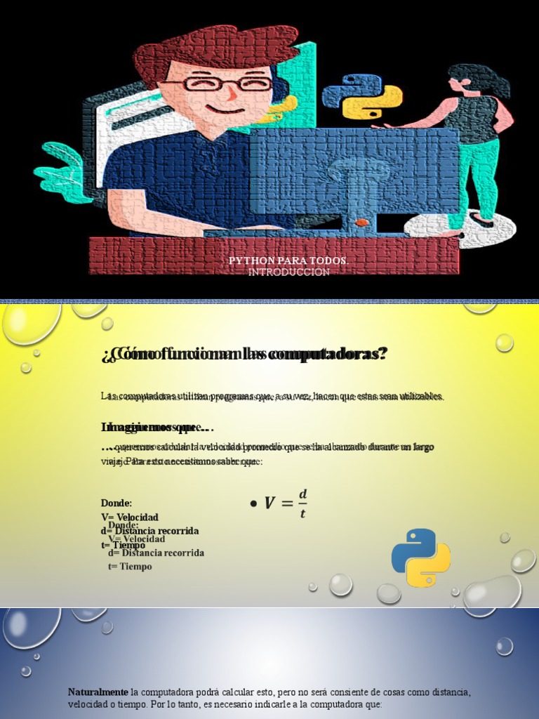 INTRODUCCIÓN | PDF | Lenguaje de programación | Python (lenguaje de ...