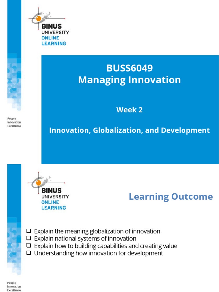 PPT2-Innovation, Globalization, and Development | PDF | Innovation | Demand