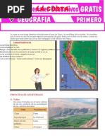 Tablazos: Relieve Costeño del Perú | PDF | Lima | Ciencias de la Tierra