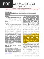 Godin Leisure-Time Exercise Questionnaire - 070815 | PDF