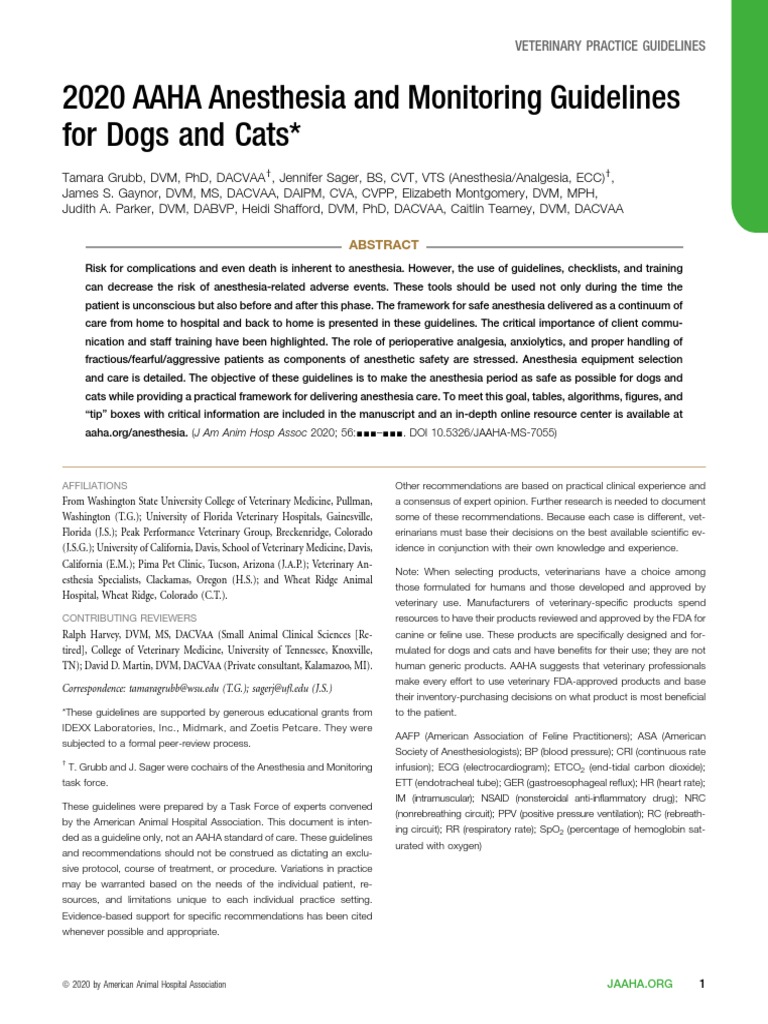 Anesthesia and Monitoring-Guidelines Final | PDF | Anesthesia | Analgesic