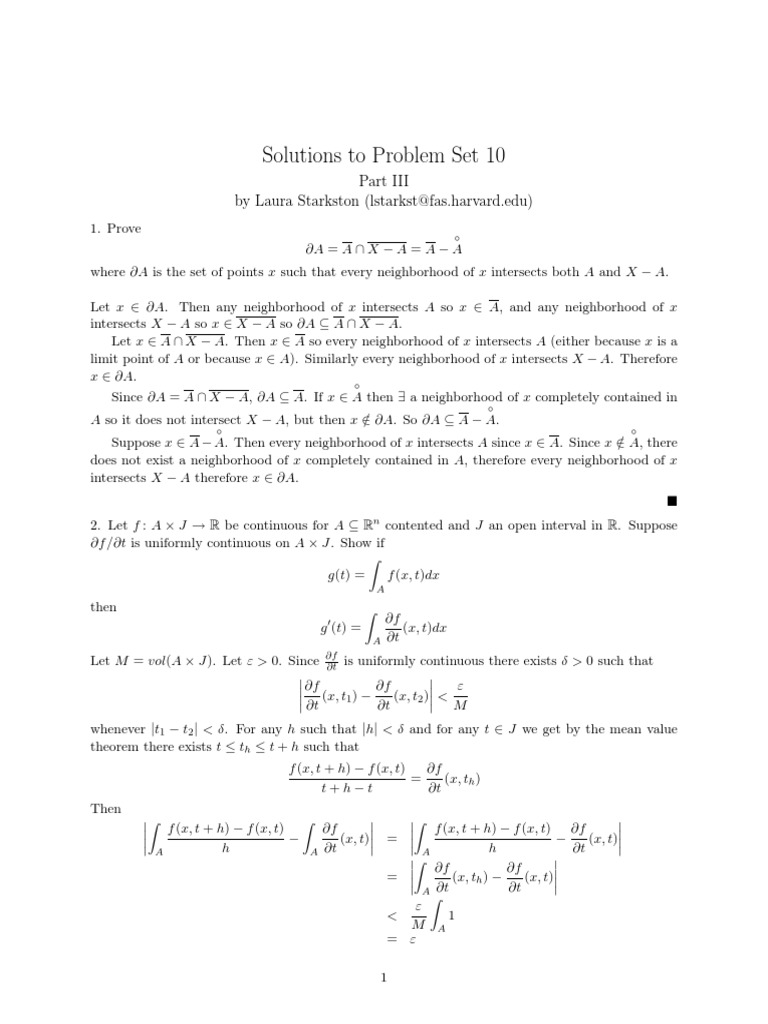 Solutions To Problem Set 10: by Laura Starkston (Lstarkst@fas - Harvard.edu) | PDF | Abstract ...