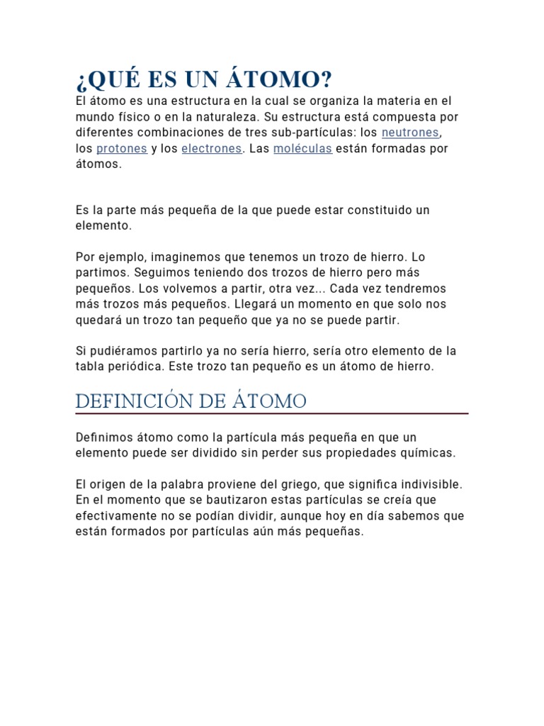 El Atomo Pdf
