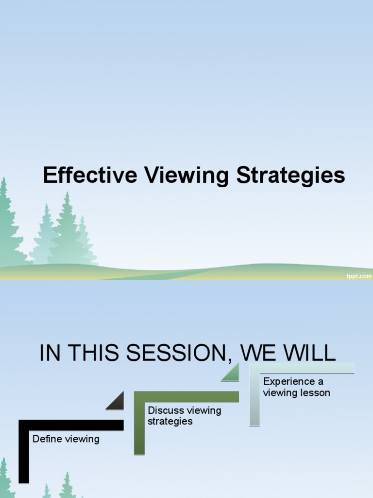 Level 1-Effective Viewing-2017 | PDF | Information | Human Communication