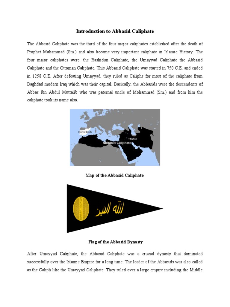 Introduction To Abbasid Caliphate | PDF | Caliphate | Middle East