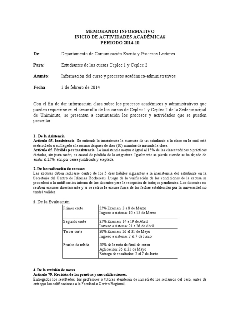 Memorando Informativo | PDF | Propiedad intelectual | Prueba (evaluación)