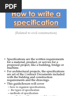 Types and Definitions of Specifications | PDF | Specification ...