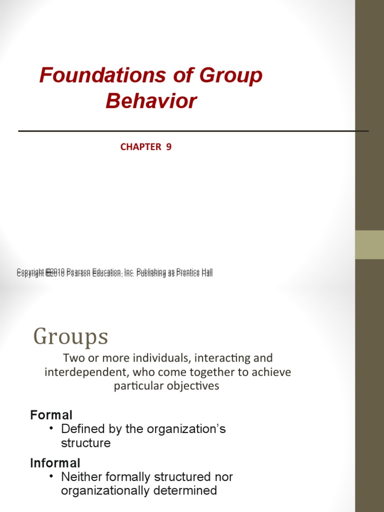 Foundations of Group Behavior | PDF | Group Processes | Applied Psychology