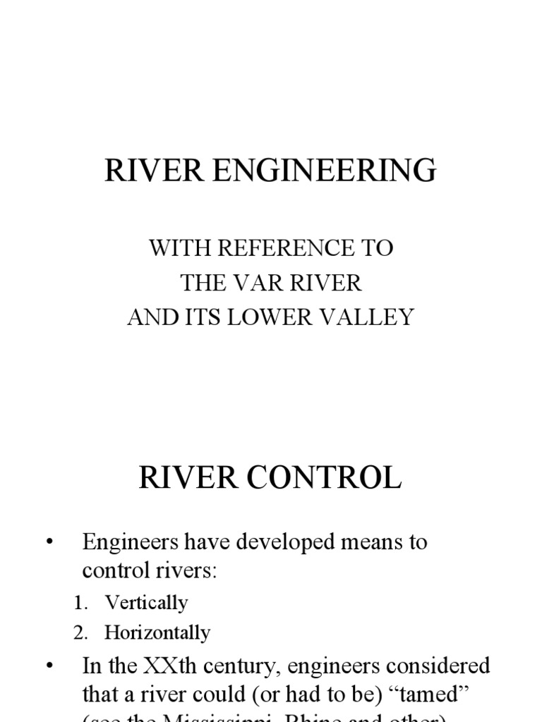 River Control | PDF | Levee | River