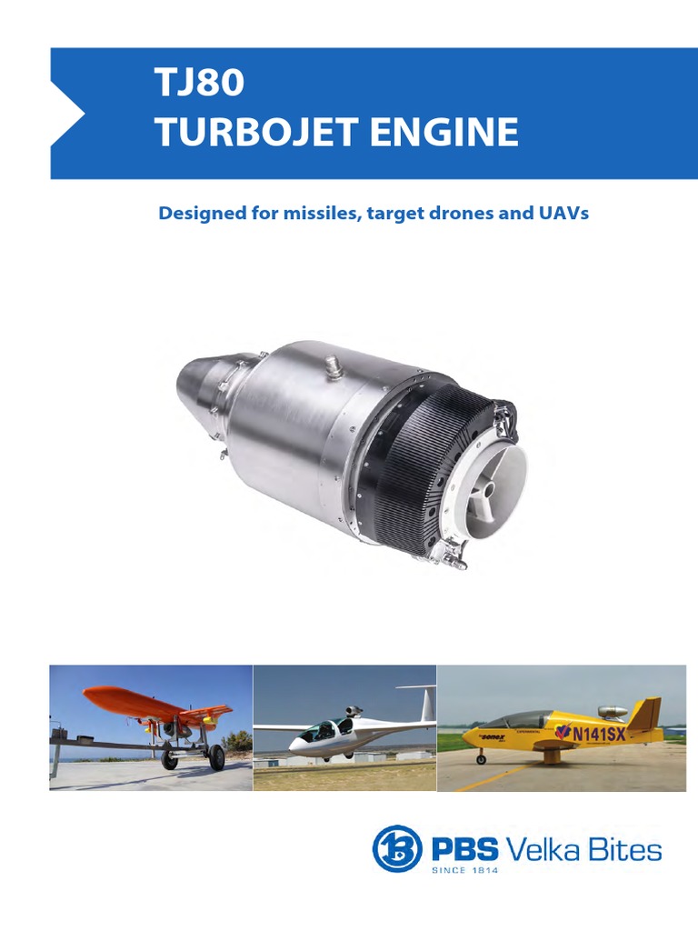 Tj80 Turbojet Engine: Designed For Missiles, Target Drones and Uavs ...