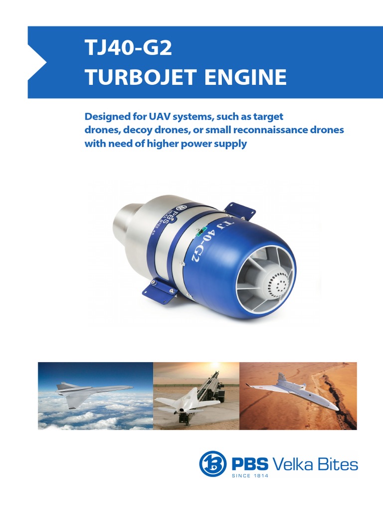 PBS Turbojet-Engine TJ40-G2 EN PDF | PDF | Jet Engine | Engines