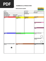 Formato de Breakdown | PDF